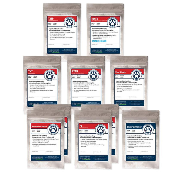 International Explosives K-9 Training Aid Kit – TrueScent K-9 Training Aids