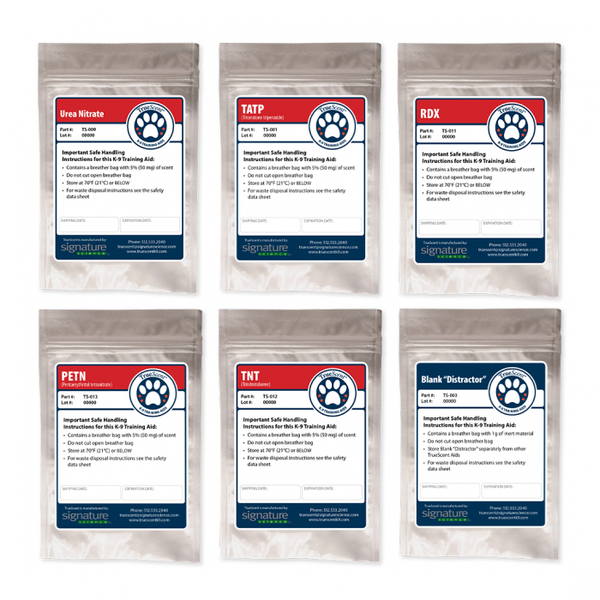 Explosives Family Training Kit – TrueScent K-9 Training Aids